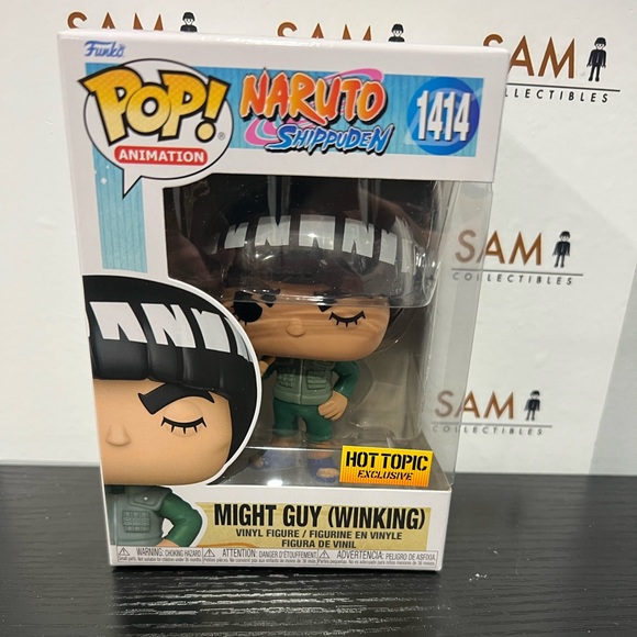 Funko | Other | Might Guy Winking Naruto Exclusive Funko Pop 414 ...